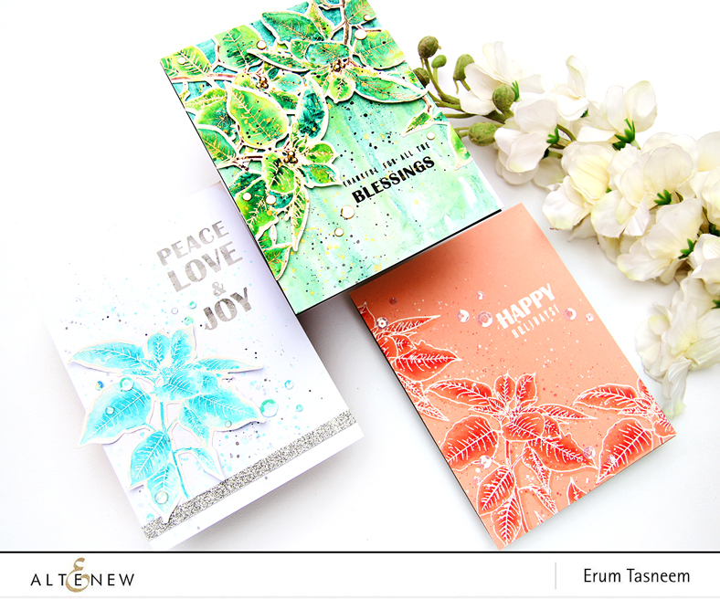 *VIBGYOR Krafts*: Altenew: Stamp Focus - Festive Poinsettia + Video