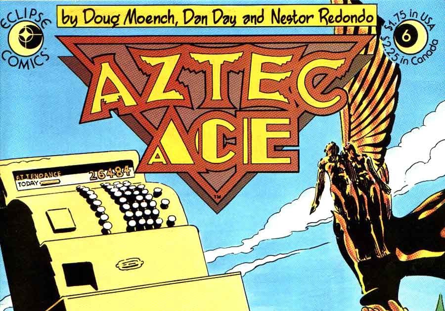 Aztec Ace #6 - Nestor Redondo art & cover - Pencil Ink