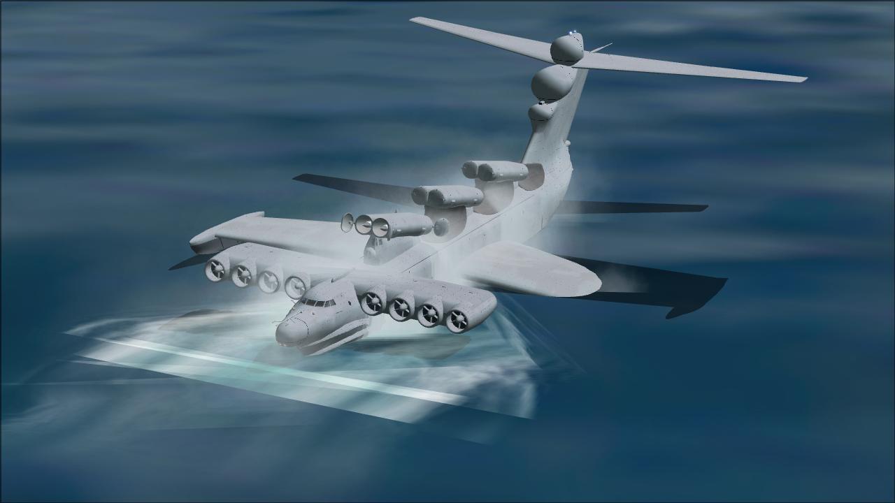 FS2004 - LUN Ekranoplan ALPHA SIM