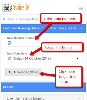 How to check Indian Railways Live Running Status of Train