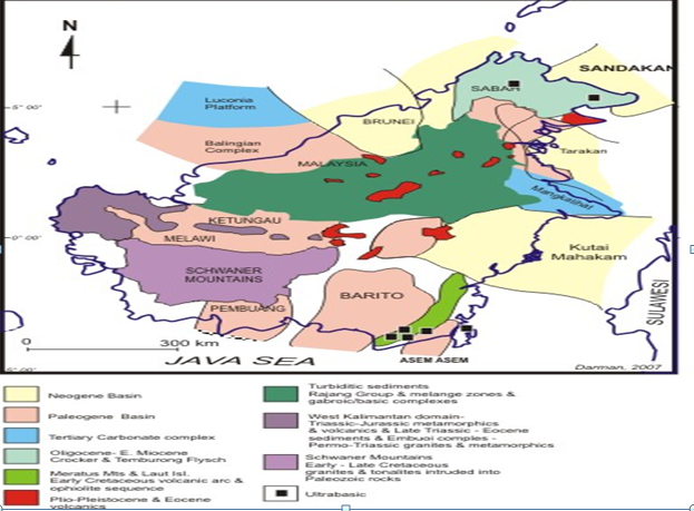 adyantohanapi: Peta Geologi Pulau Kalimantan