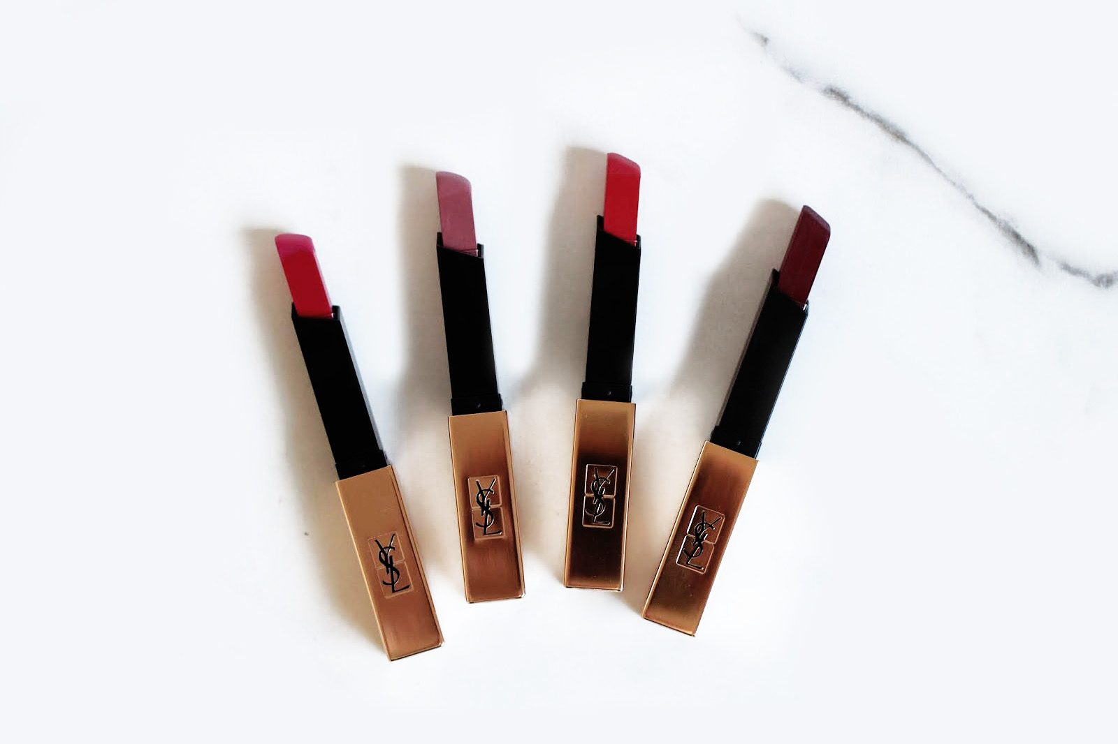 YSL Rouge Pur Couture The Slim : The Bombe {Swatches de Toutes Les ...