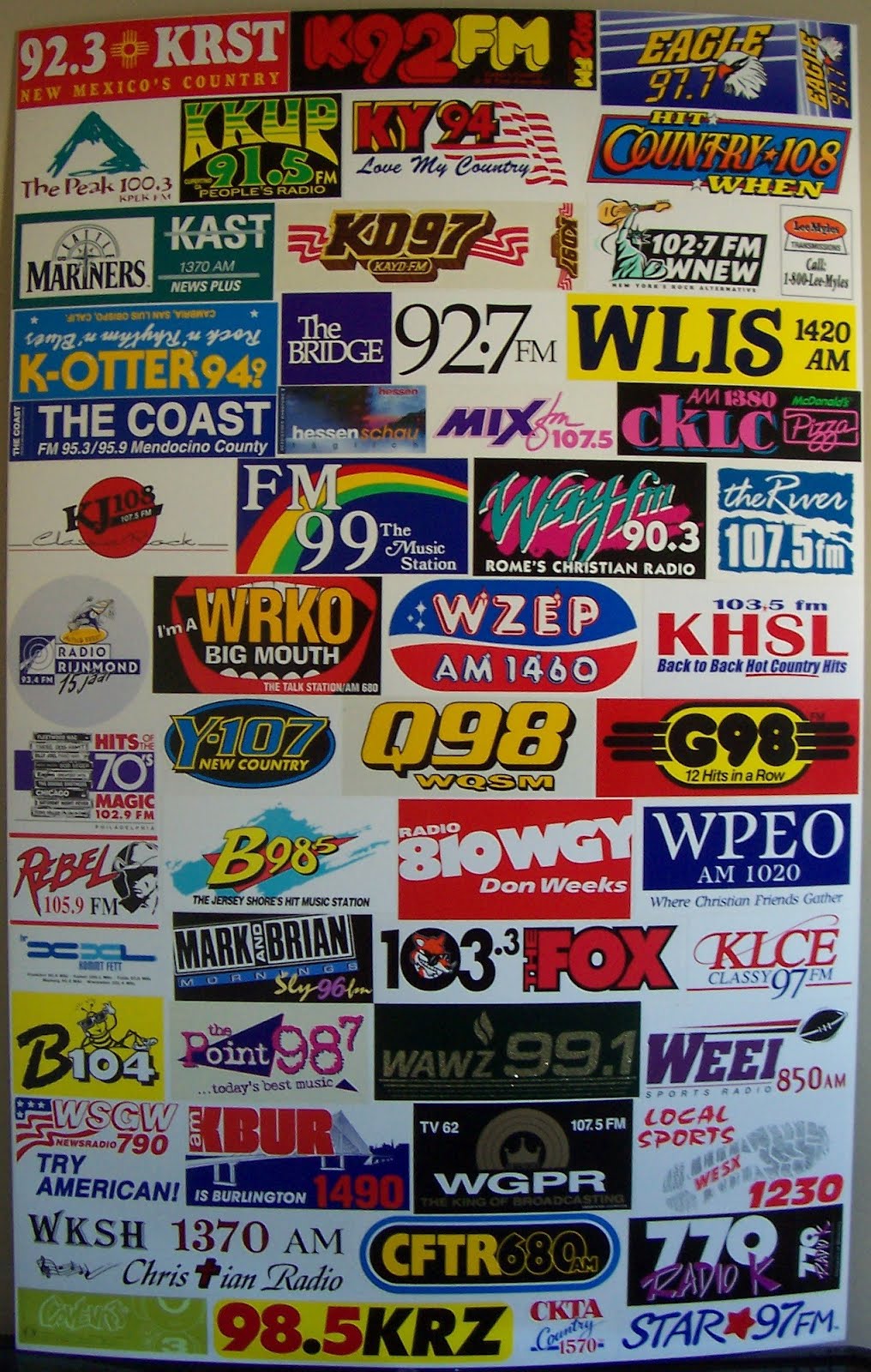 Radio Sticker of the Day: Sticker Board #4