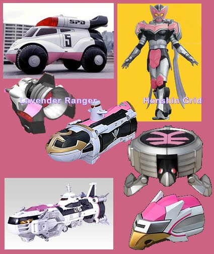 Henshin Grid: Feminine Zords?