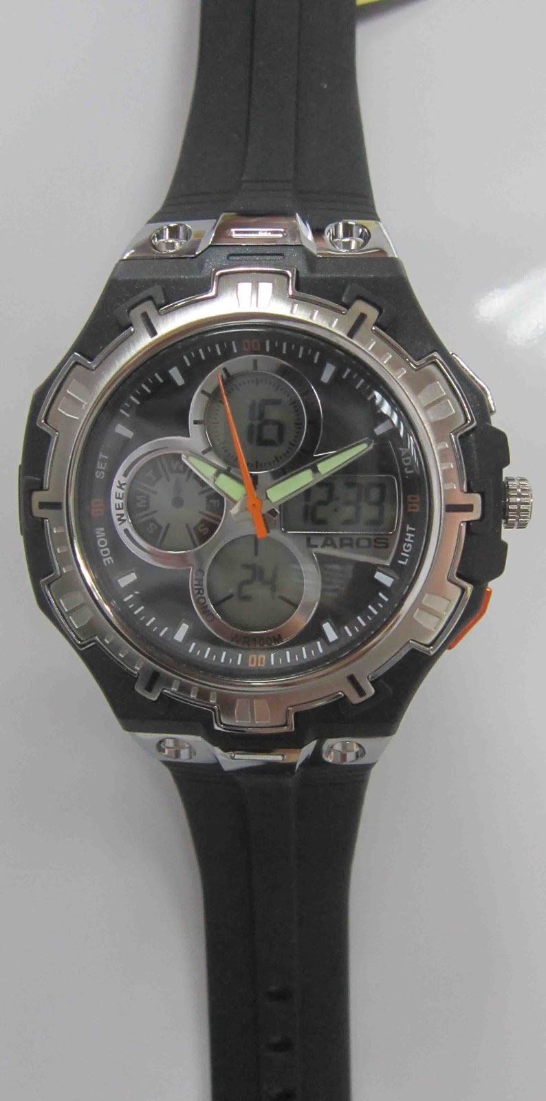 LAROS WATCHES: SPORTS ANALOG & DIGTAL