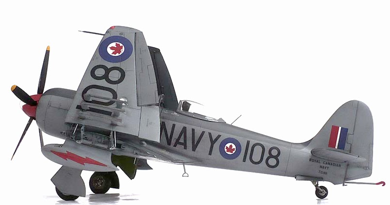 The Great Canadian Model Builders Web Page!: Hawker Sea Fury FB 11