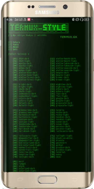 How to Change Theme in termux |Change font in termux
