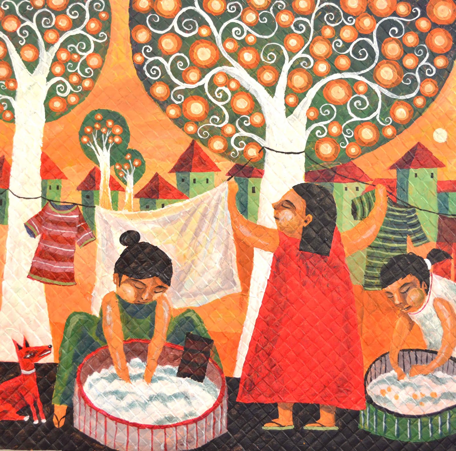 Jomike Tejido Illustration: Sa Tapat ng Tindahan ni Mang Teban ...