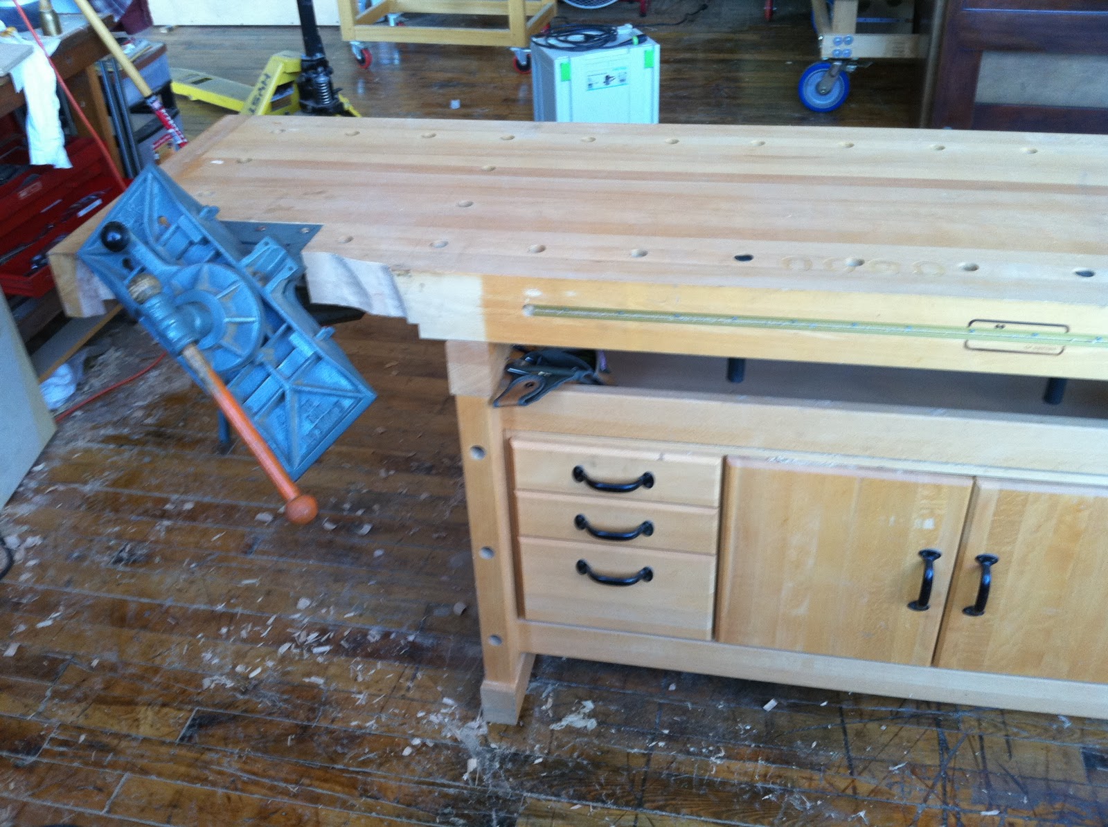 James Watriss: Installing the Emmert Pattern Maker's vise