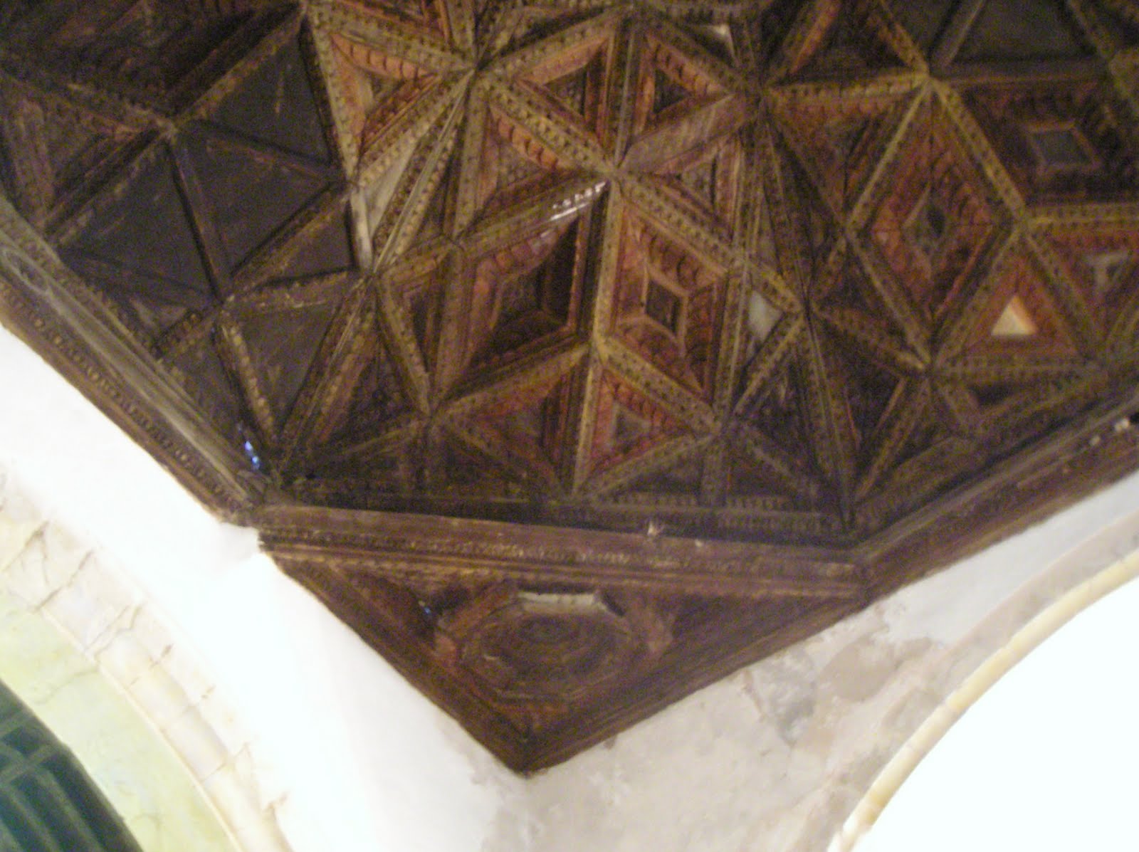 Artesonado Mudéjar en Lagunaseca: Artesonado Mayor sin restaurar