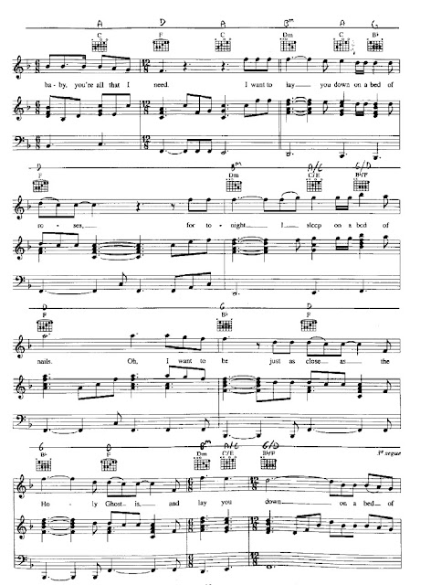 Bon Jovi Bed Of Roses Partituras Para Piano