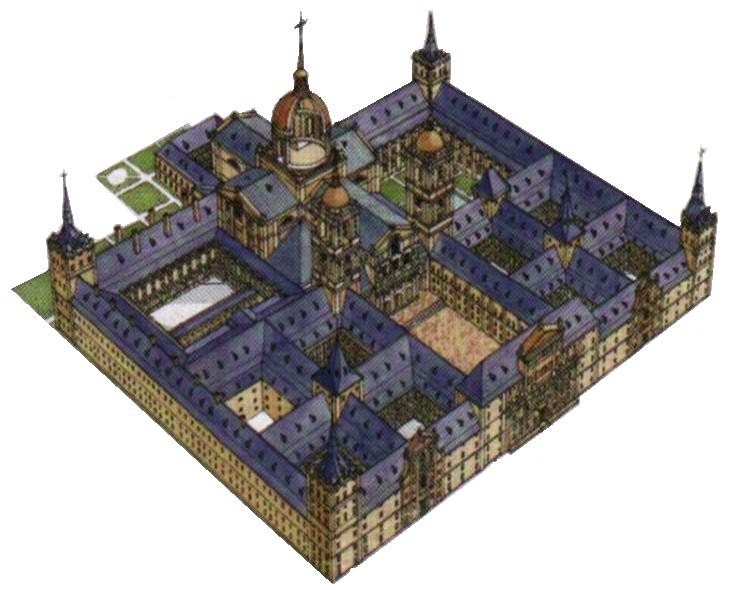 BLOGEARTE: El monasterio de San Lorenzo del Escorial. Esquema