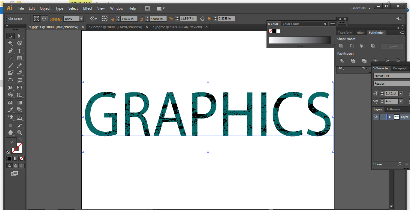 How to clipping mask with Adobe Illustrator & Photoshop - Photoshop ...
