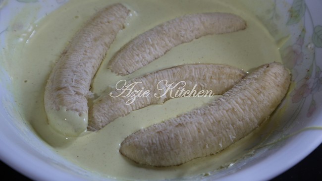 Pisang Raja Goreng Rangup Buat Sarapan pagi - Azie Kitchen