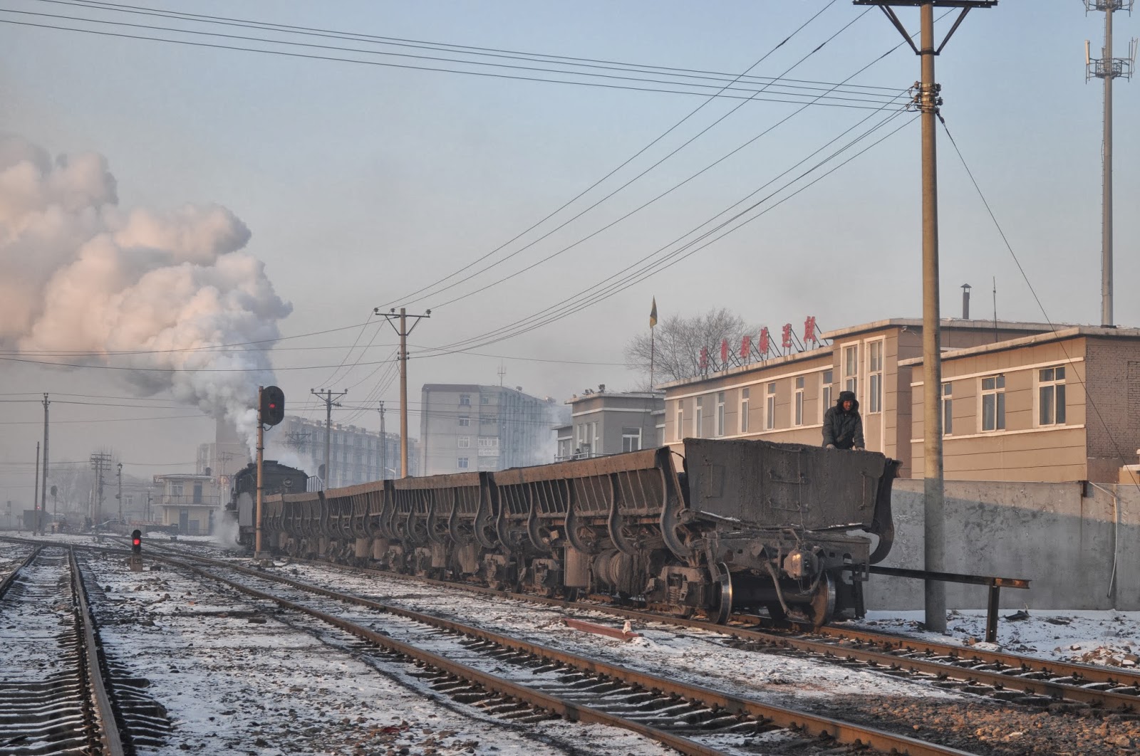 Trains Today: China Winter Steam- Fuxin