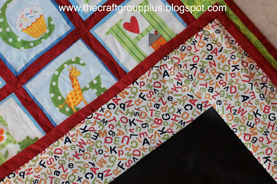 Alphabet & Chalkboard Quilt by Bev I