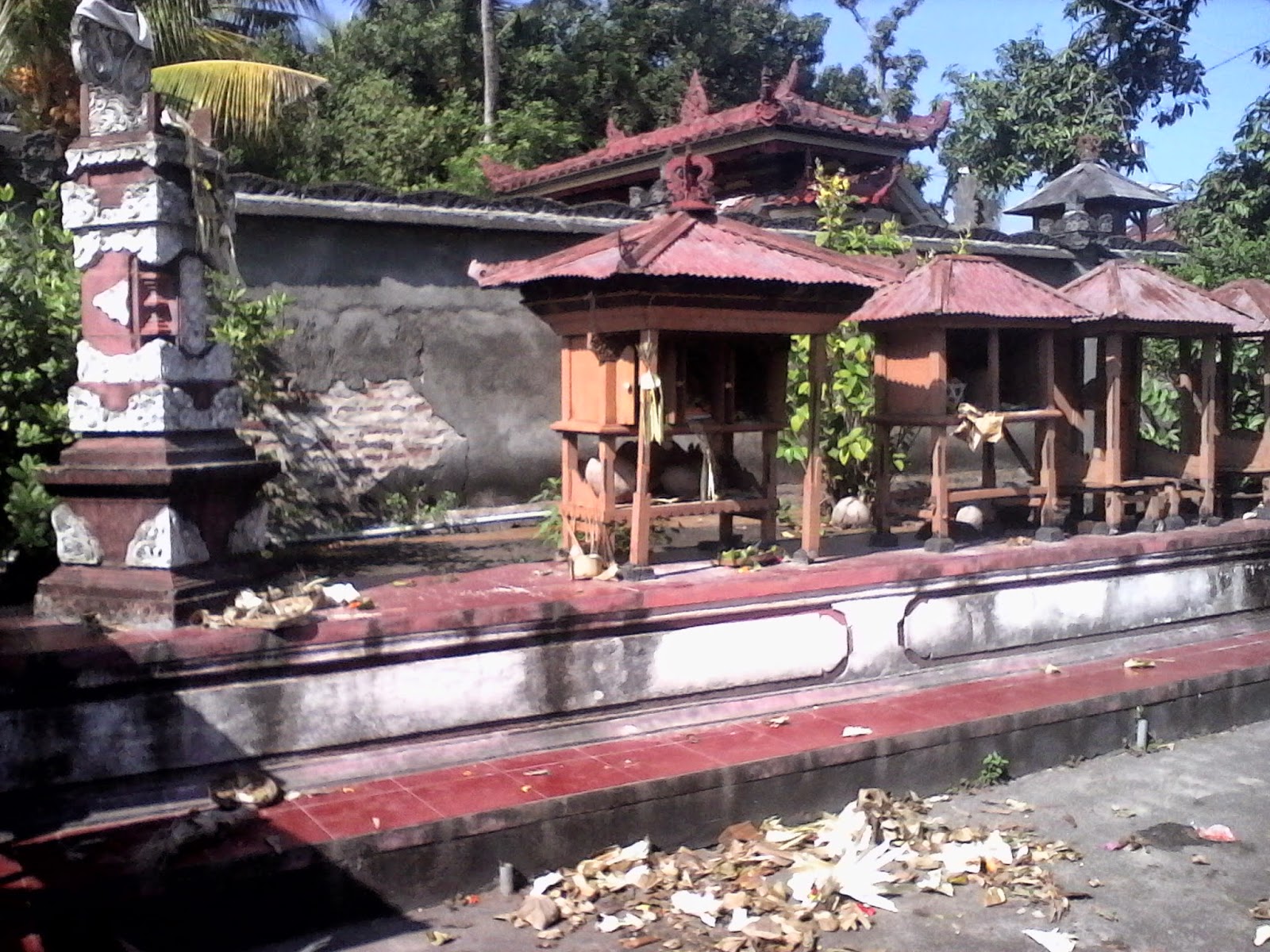 Dadya Tangkas Kori Agung: Foto sanggah dadya Tangkas Kori Agung sebelum ...