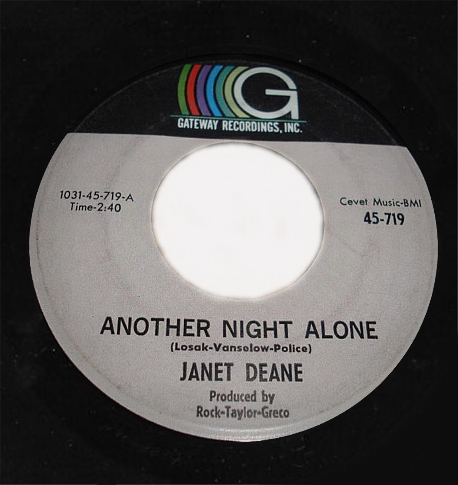 WHITE DOO-WOP COLLECTOR: JANET DEANE aka JANET VOGEL