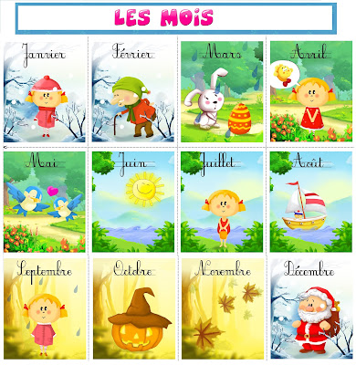 FRANCÉS-EANDO: LES SAISONS et LES MOIS DE L'ANNÉE