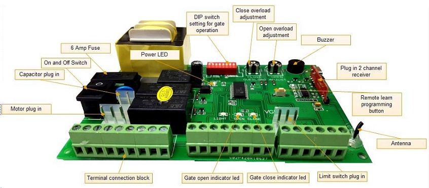 Viper Gate Systems: Ease of Life: The VGS-13 control board