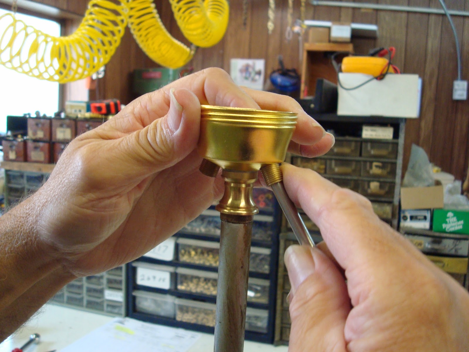 Lamp Parts and Repair | Lamp Doctor: Floor Lamp with Busted Socket ...