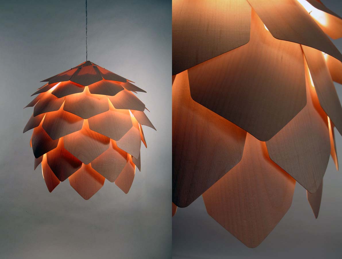 Clorofila Design: Iluminação >> Pinha Luminosa