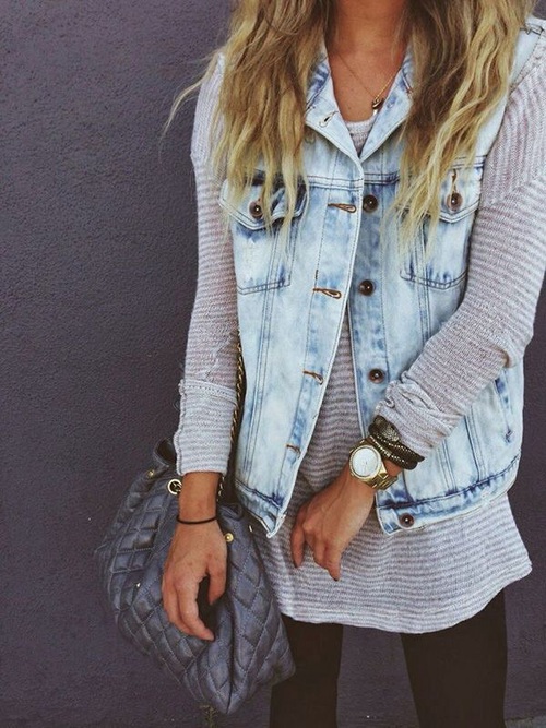 24 Fabulous Ways to Wear a Fall Vest - Modern Wife Life