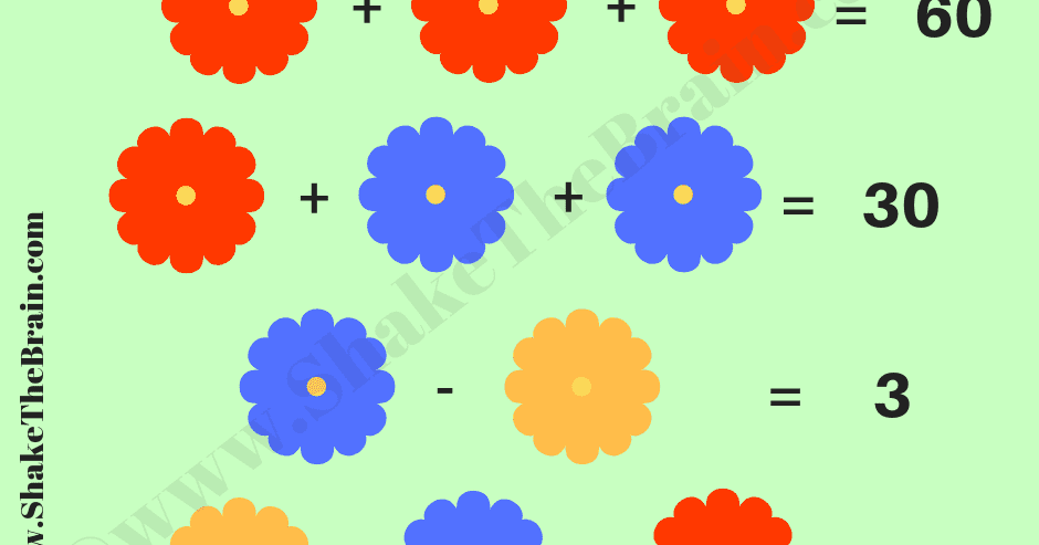 Math Equations Picture Puzzle