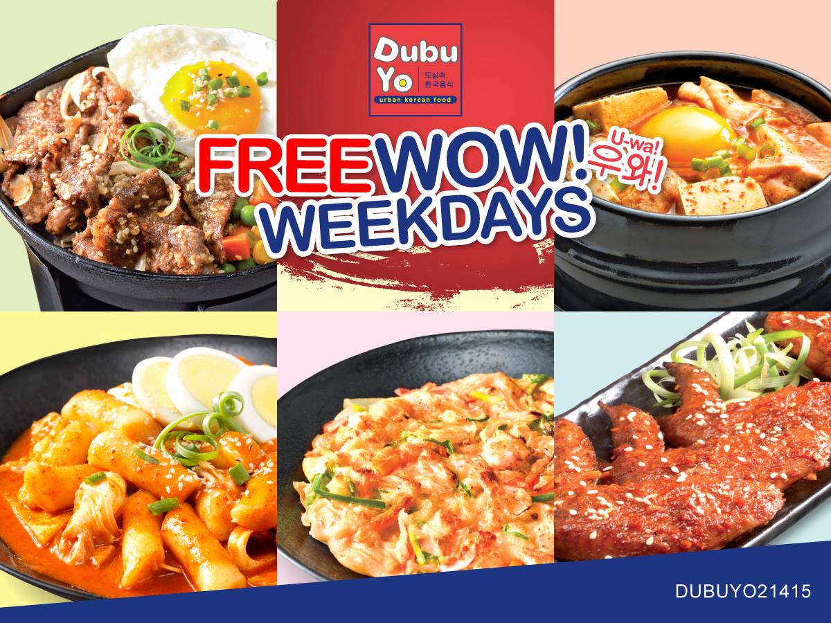 BestLah: DubuYo - FREE Meal Every Weekday (24 June - 31 July)