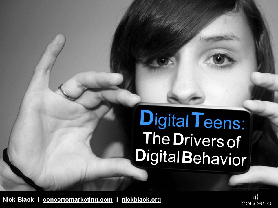 RESEARCH. PSYCHOLOGY. STRATEGY.: Digital Teens - The Drivers of Digital ...
