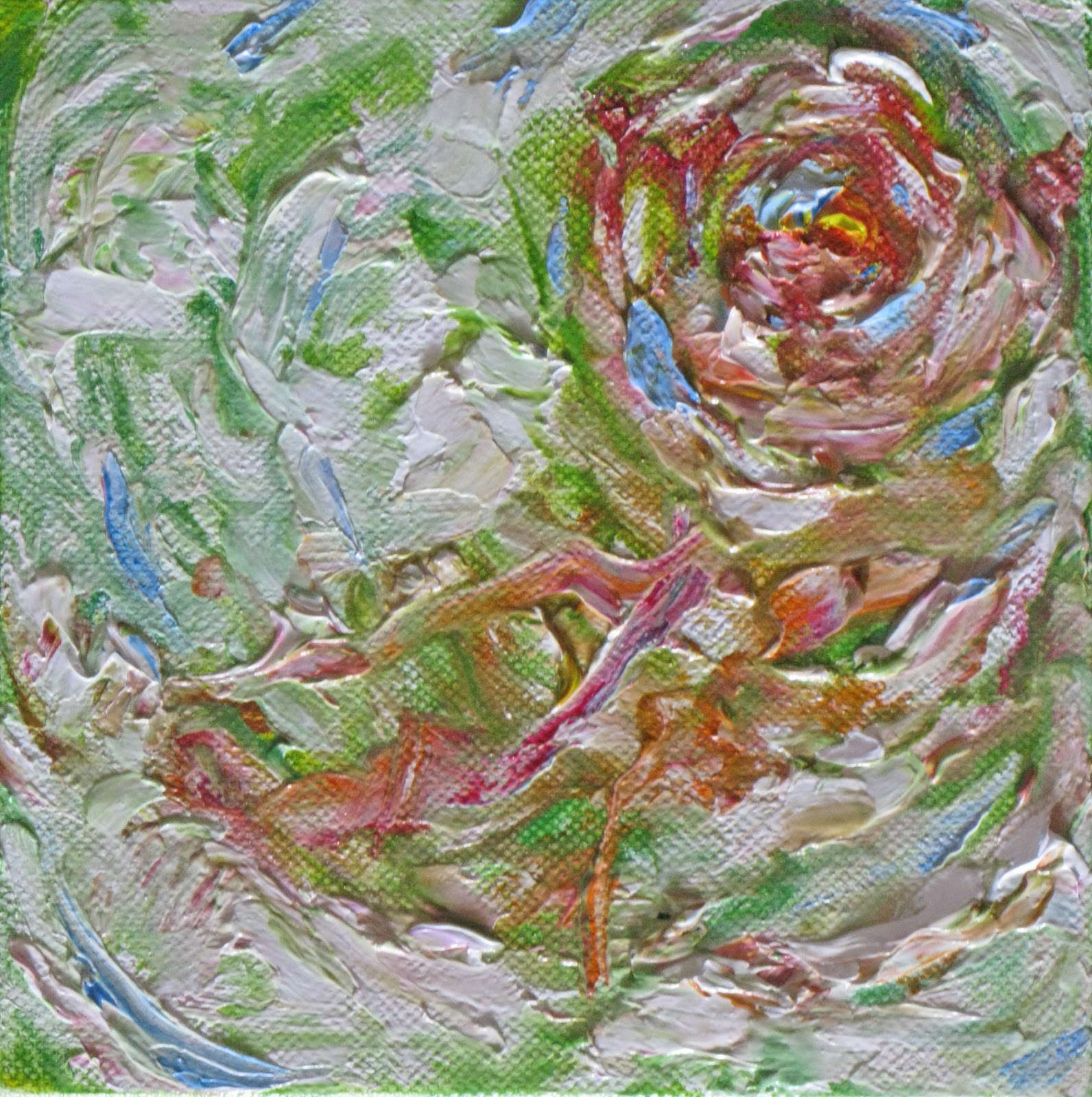 Daily Painters Abstract Gallery: SOLD Full Bloom I & II abstract ...