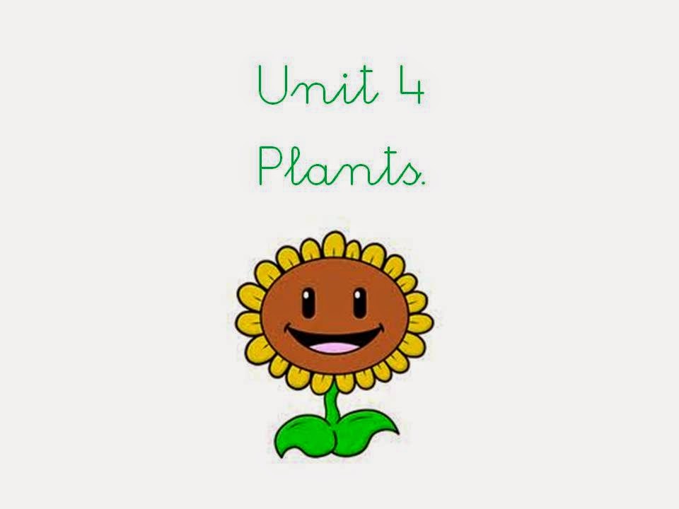 A blog for bilingual science learning: Unit 4 Plants
