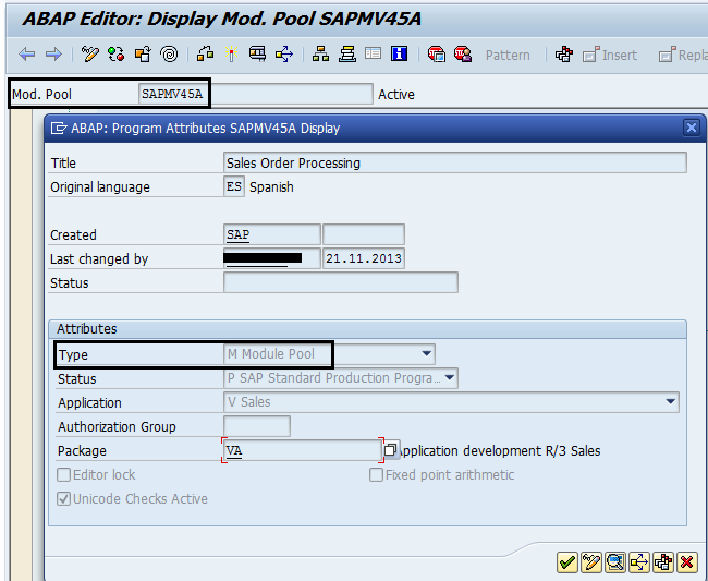 SAP - ABAP: SE93 - Dialog Transaction