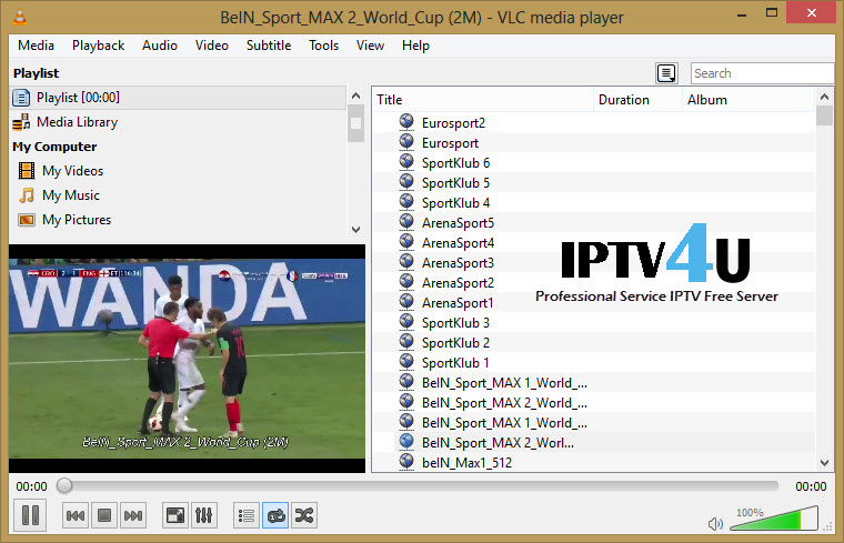 IPTV M3u Sports List 15/07/2018 - IPTV4U | IPTV FREE SEVER