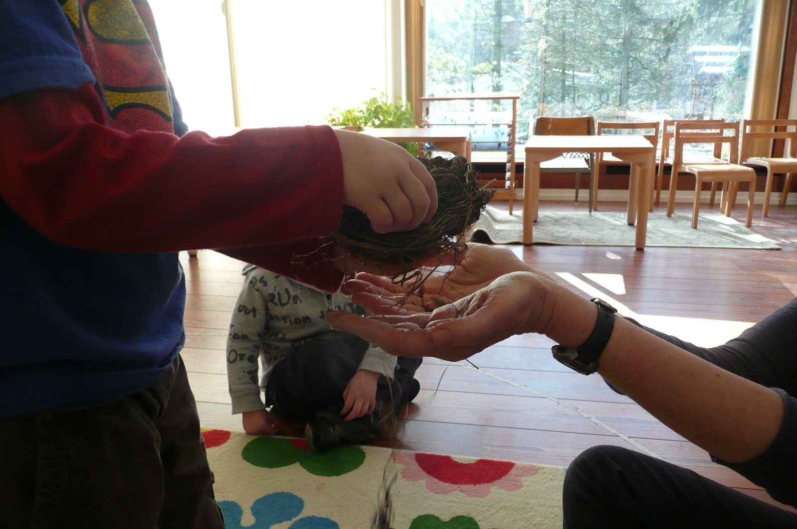 Montessori Teachings: Handling something fragile