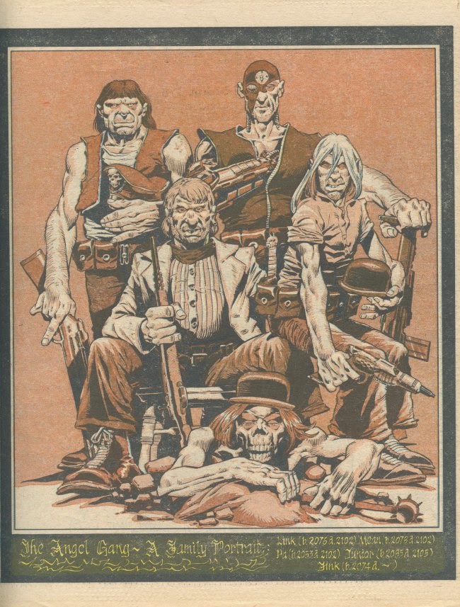 Dredd Alert: Futuregraph: The Angel Gang - A Family Portrait