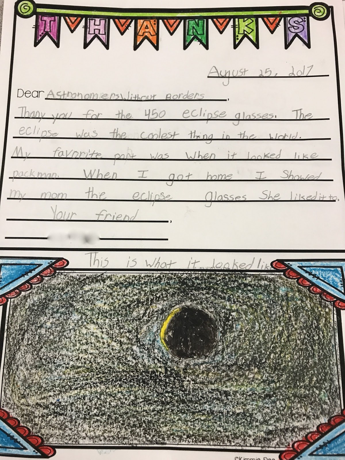 DonorsChoose Student Thank You Notes | Mrs. Maiolo's 3rd Grade