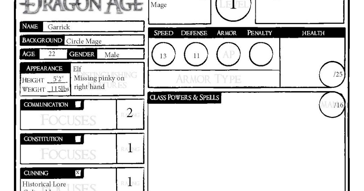 Gamish Designer - Adventures in Game Design: Character Generation ...