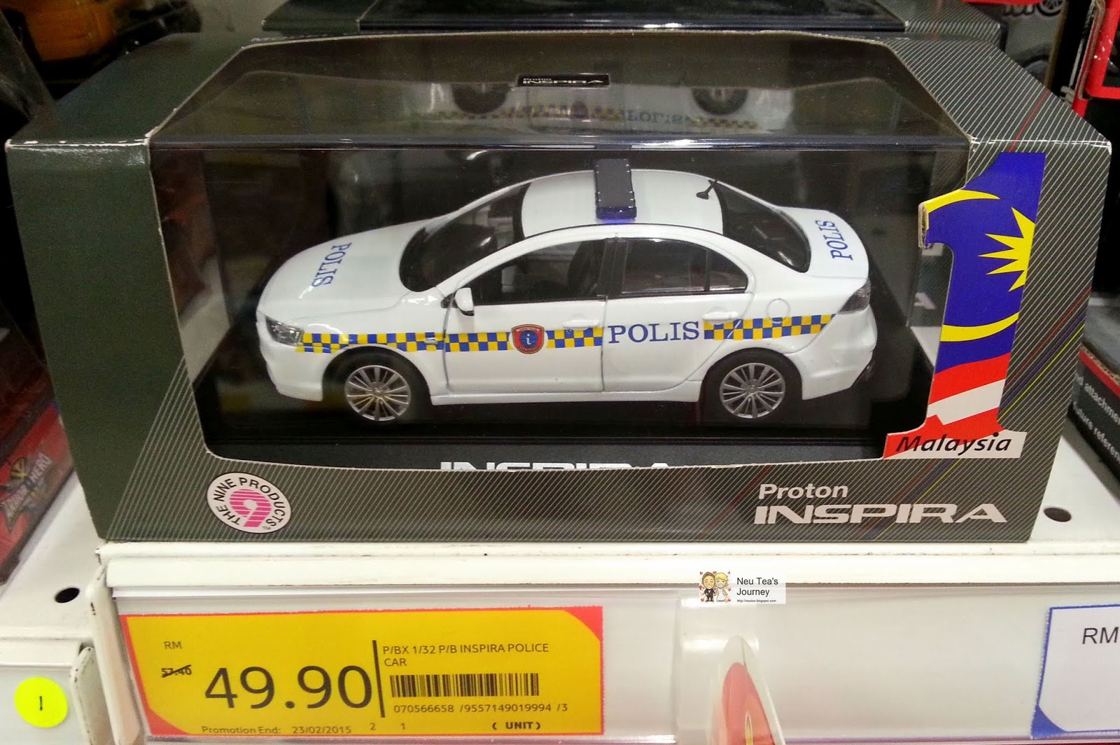 Neu Tea's Random Posts: Proton Inspira Police Car Model