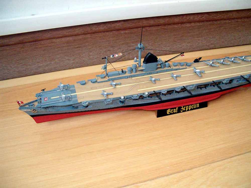 Papermodel Kapal Perang & Lain2: Papercraft DKM Graf Zepelin