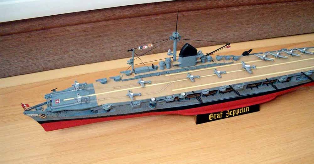 Papermodel Kapal Perang & Lain2: Papercraft DKM Graf Zepelin