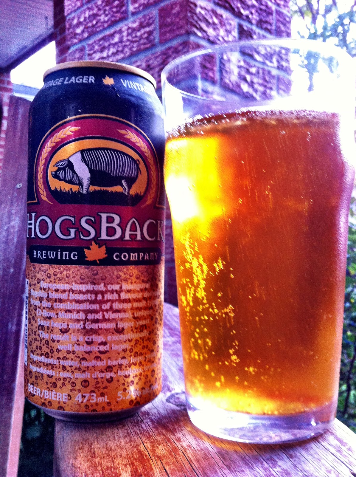 The Brown Knowser: Beer O'Clock: HogsBack Vintage Lager