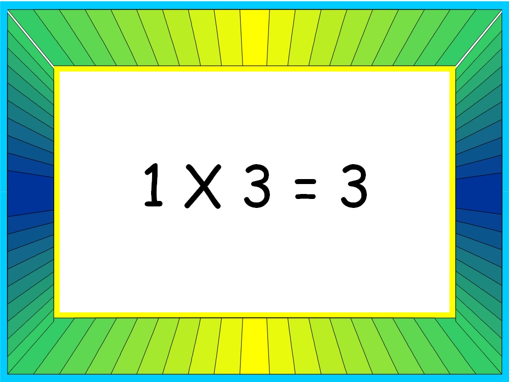 Student Survive 2 Thrive: Math Flash Cards: Multiply by 3 (3 is the 2nd ...