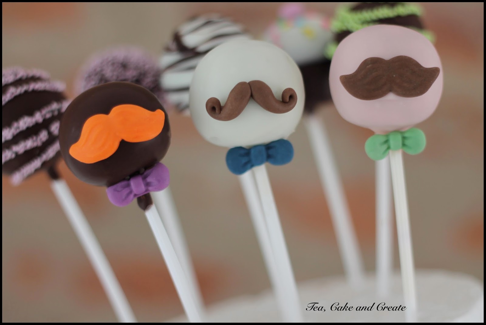 Tea, Cake & Create: Movember Cake Pops: Melting Chocolate