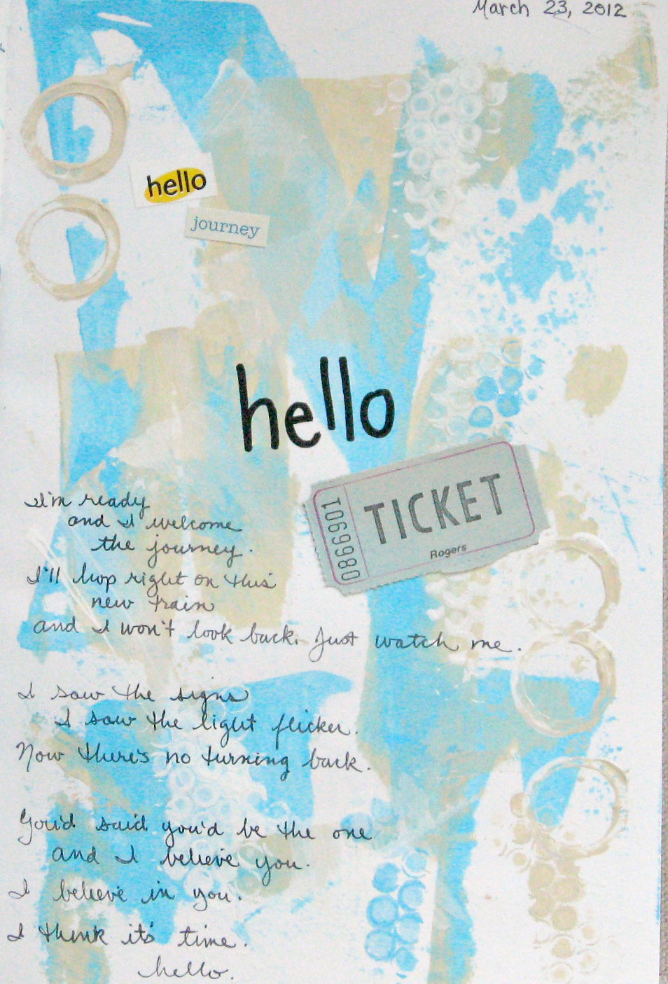Paper Pumpkin: Journal Page