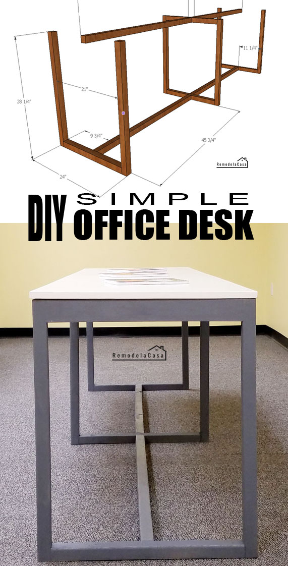 DIY - A simple Office Shelf - Remodelando la Casa