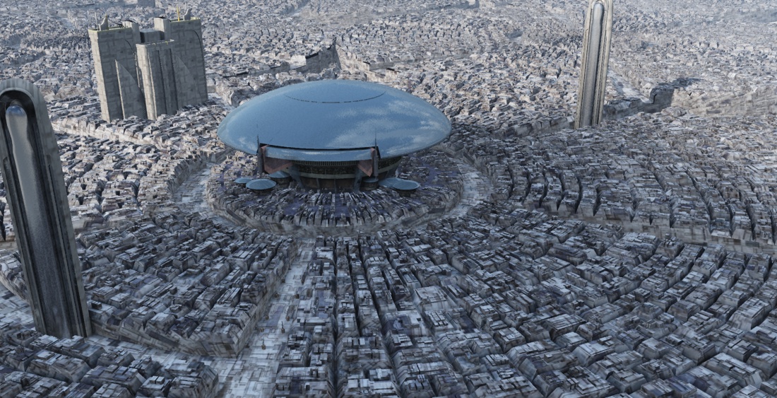 The Art of Luca Rodolfi - Reloaded: Free 3D model : Coruscant round ...