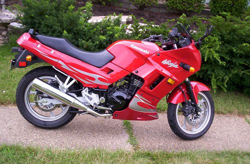 Fast Bikes Online: Kawasaki Ninja 250R Red