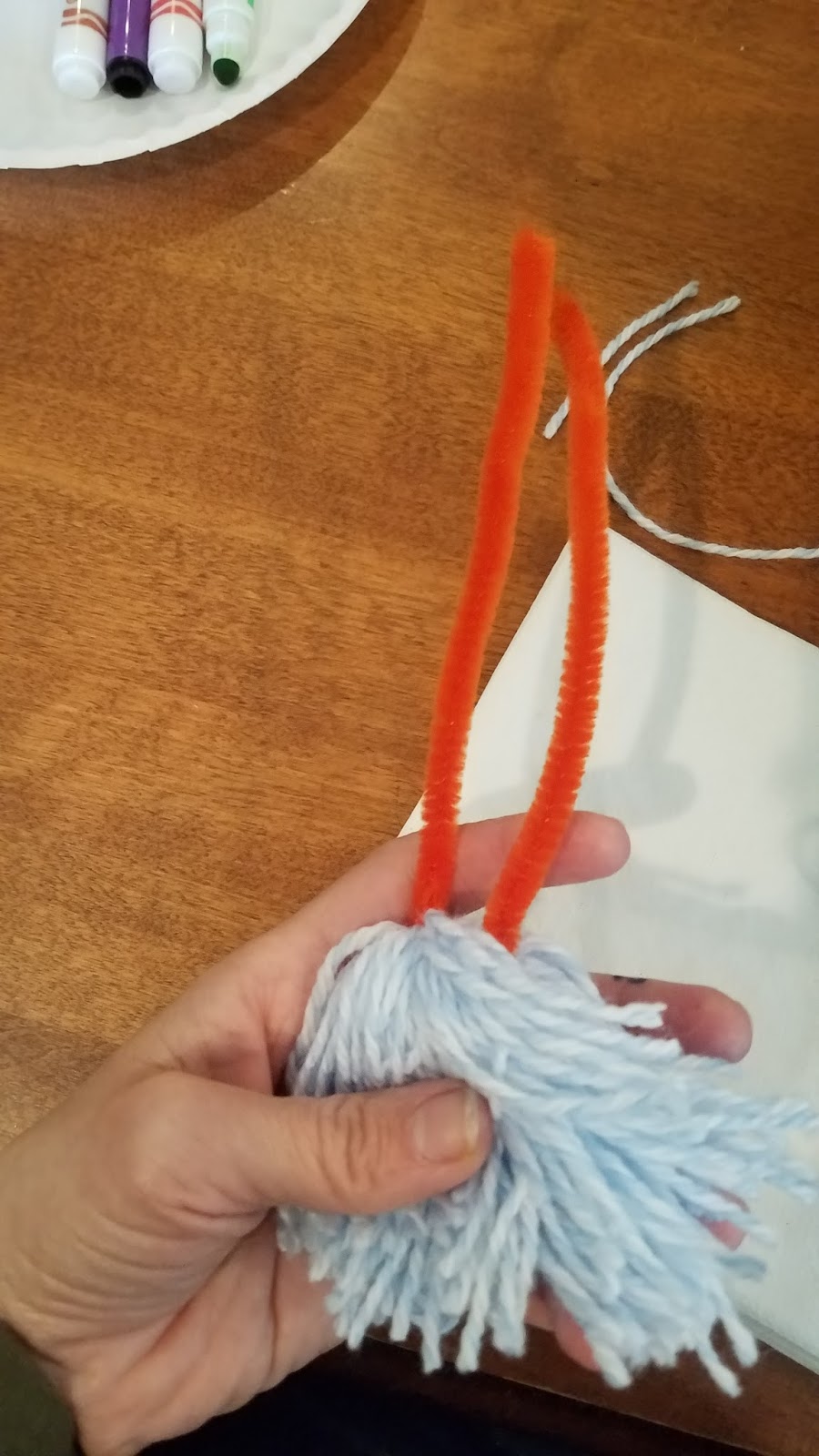 LizzyLearning: Yarn Puff Monsters