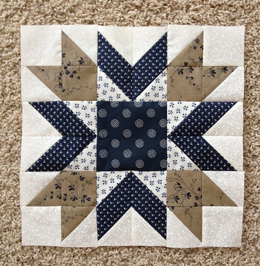 Quilting Land: Blueberry Pie Quilt Block